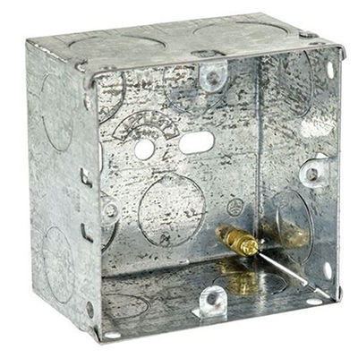 Flush Metal Back Box 1 Gang 47mm| Electrical Wholesaler