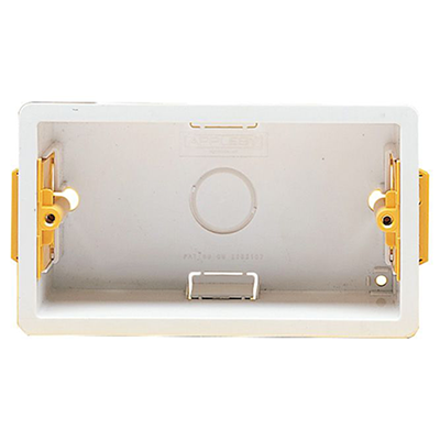 2 Gang Dry Lining Installation Box 47mm| Electrical Wholesaler