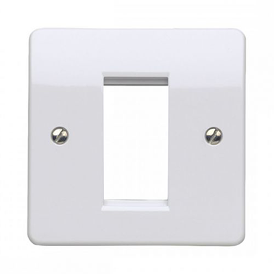 Euro 1 Module Frontplate (1 Gang)| Electrical Wholesaler