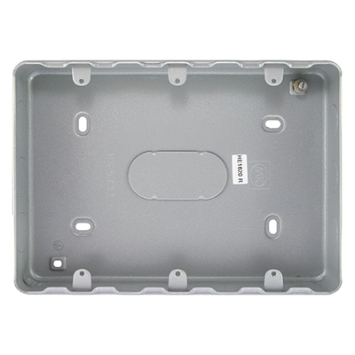 9 and 12 Gang Surface Metal Back Box with Knockouts| Electrical Wholesaler