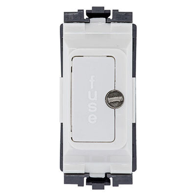 13A Fused Grid Connection Unit White| Electrical Wholesaler
