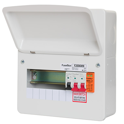 6 Way SPD Consumer Unit| Electrical Wholesaler