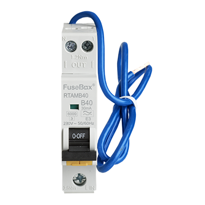 40A Double Pole Type A B Curve RCBO| Electrical Wholesaler