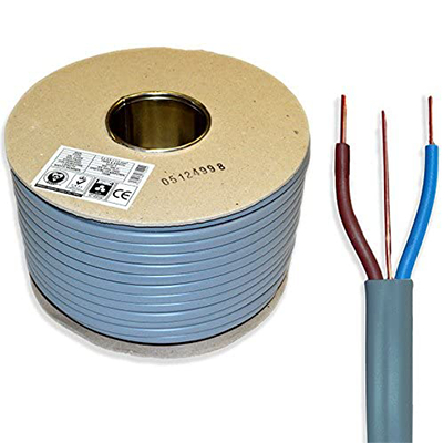 1.5mm Twin & Earth Grey PVC Cable - 50MTR| Electrical Wholesaler
