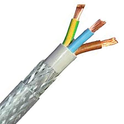 4mm SY 3 Core PVC Steel Braid Control Cable - 100MTR| Electrical Wholesaler