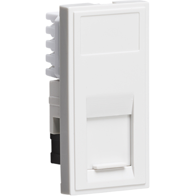 UTP CAT6 RJ45 Modular Outlet, White| Electrical Wholesaler