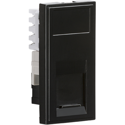 Knightsbridge NETCAT6BK | Black RJ45 Cat6 Network Data Outlet ...