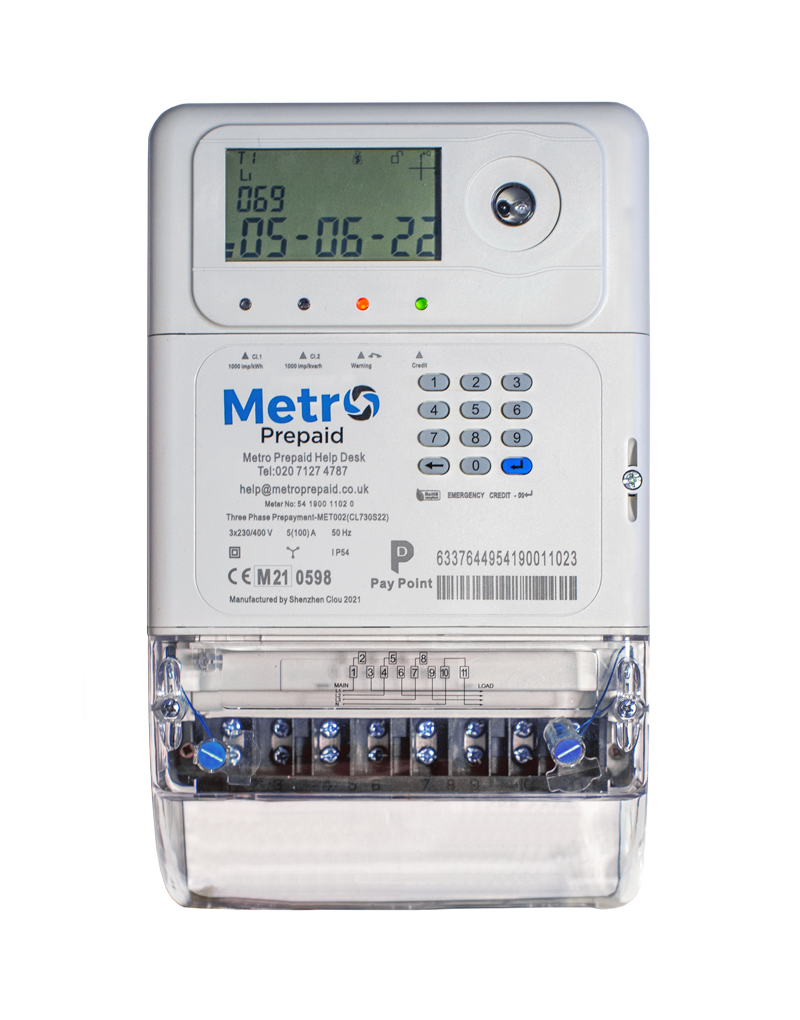 Metro Prepayment Meter - Three Phase| Electrical Wholesaler