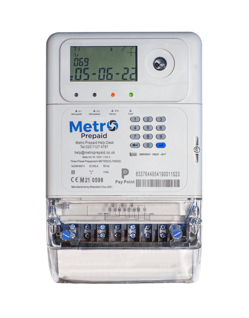 Metro Prepayment Meter - Three Phase| Electrical Wholesaler