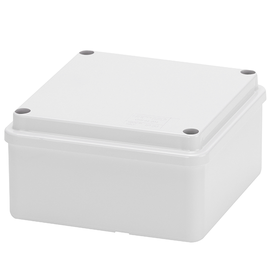 IP56 Junction Box Smooth Walls - 100 x 100 x 50mm| Electrical Wholesaler