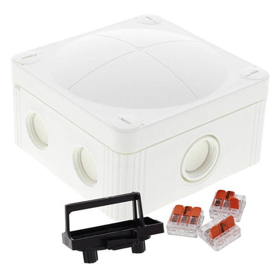 Combi 407 White Junction Box| Electrical Wholesaler