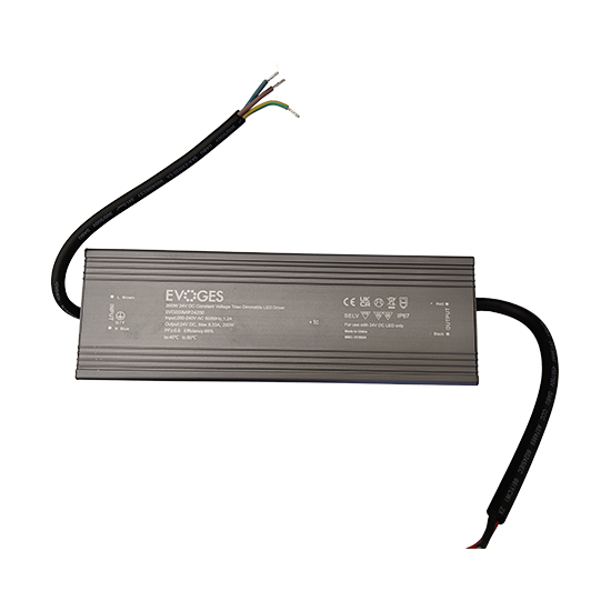 200W 24V DC Constant Voltage IP67 Triac Dimmable LED Driver ...