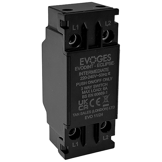 Eclipse 6A Intermediate Dimmer Switch 3 Way Dimmer Switch Push On/Off ...