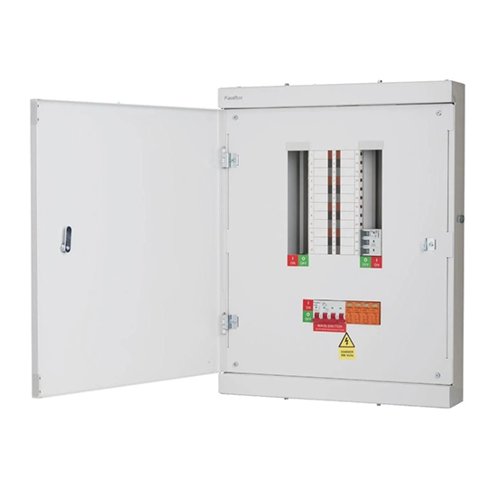 Eleven Way 125A 3 Phase Distribution Board c/w Main Switch & SPD ...