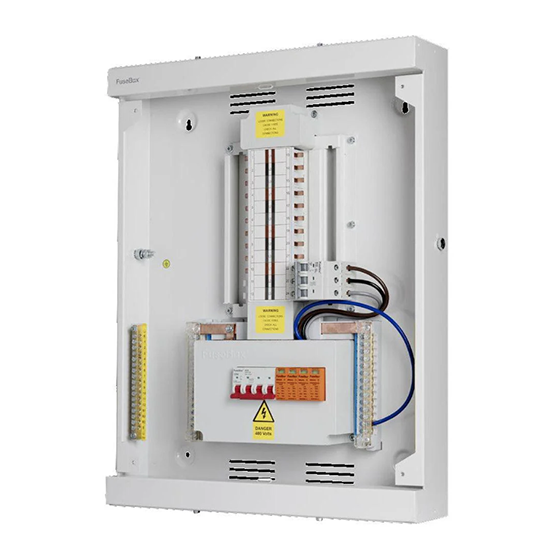 Fifteen Way 125A 3 Phase Distribution Board c/w Main Switch & SPD ...